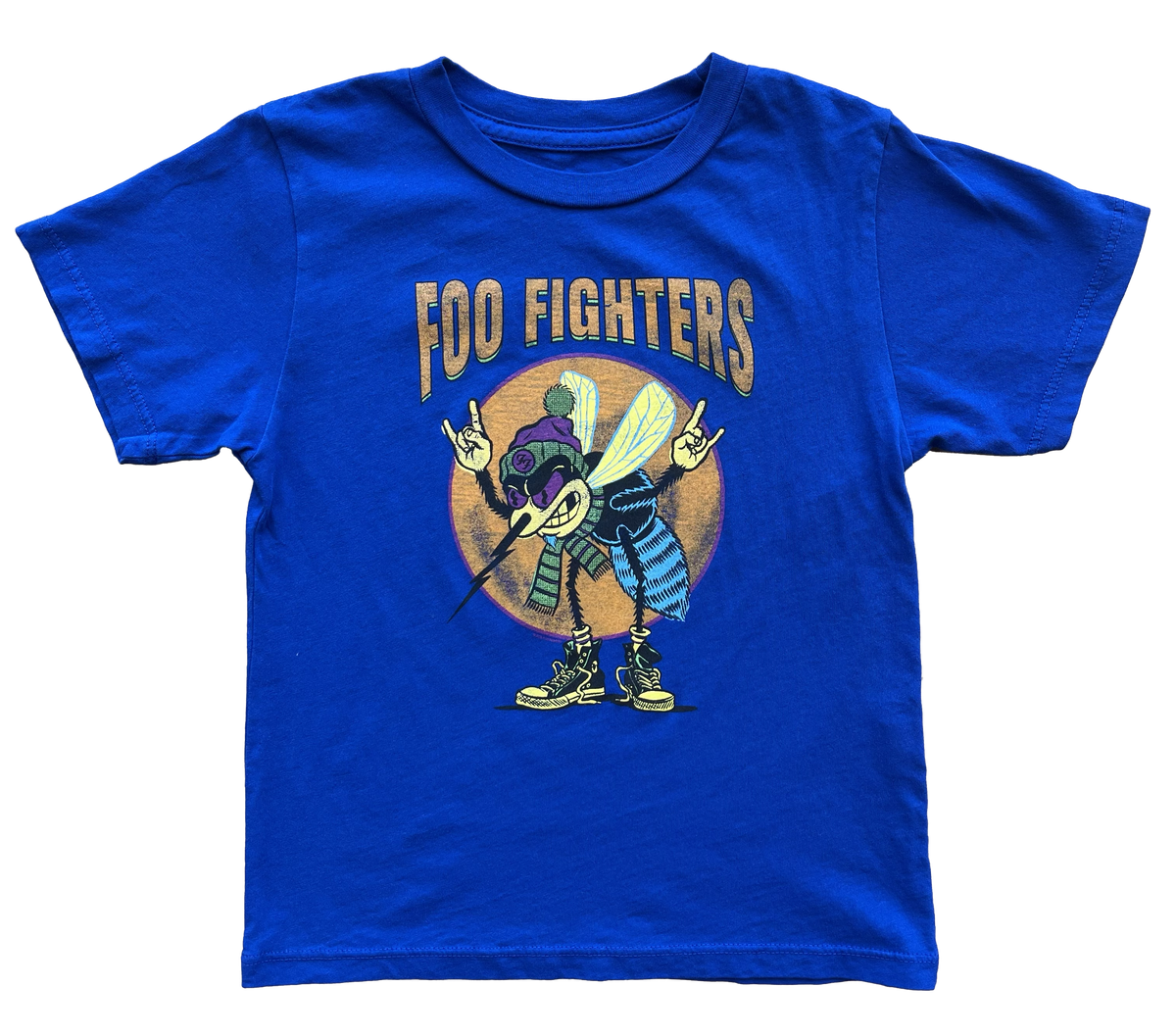 Foo Fighters Bee Tee - Blue – Rowdy Sprout