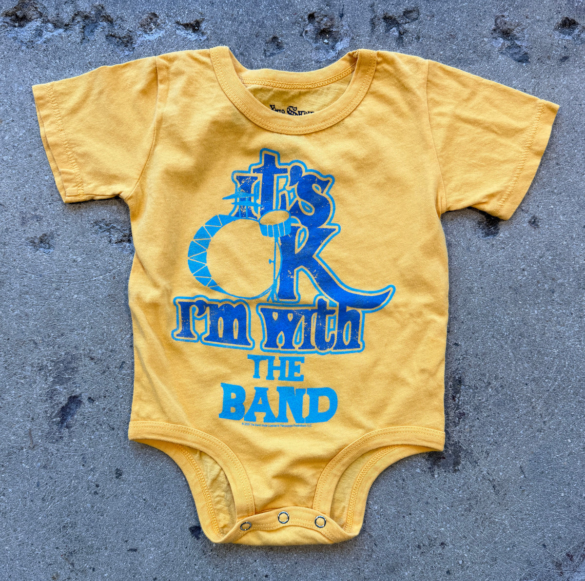 3/6M - Its Okay I'm with The Band Onesie – Rowdy Sprout