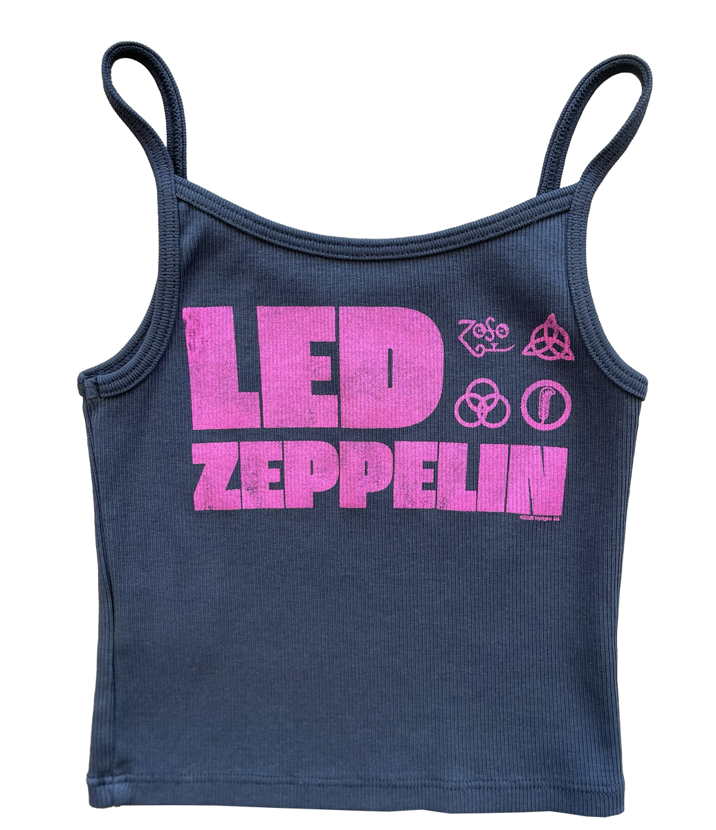 Led Zeppelin Emblems Tank - Black – Rowdy Sprout